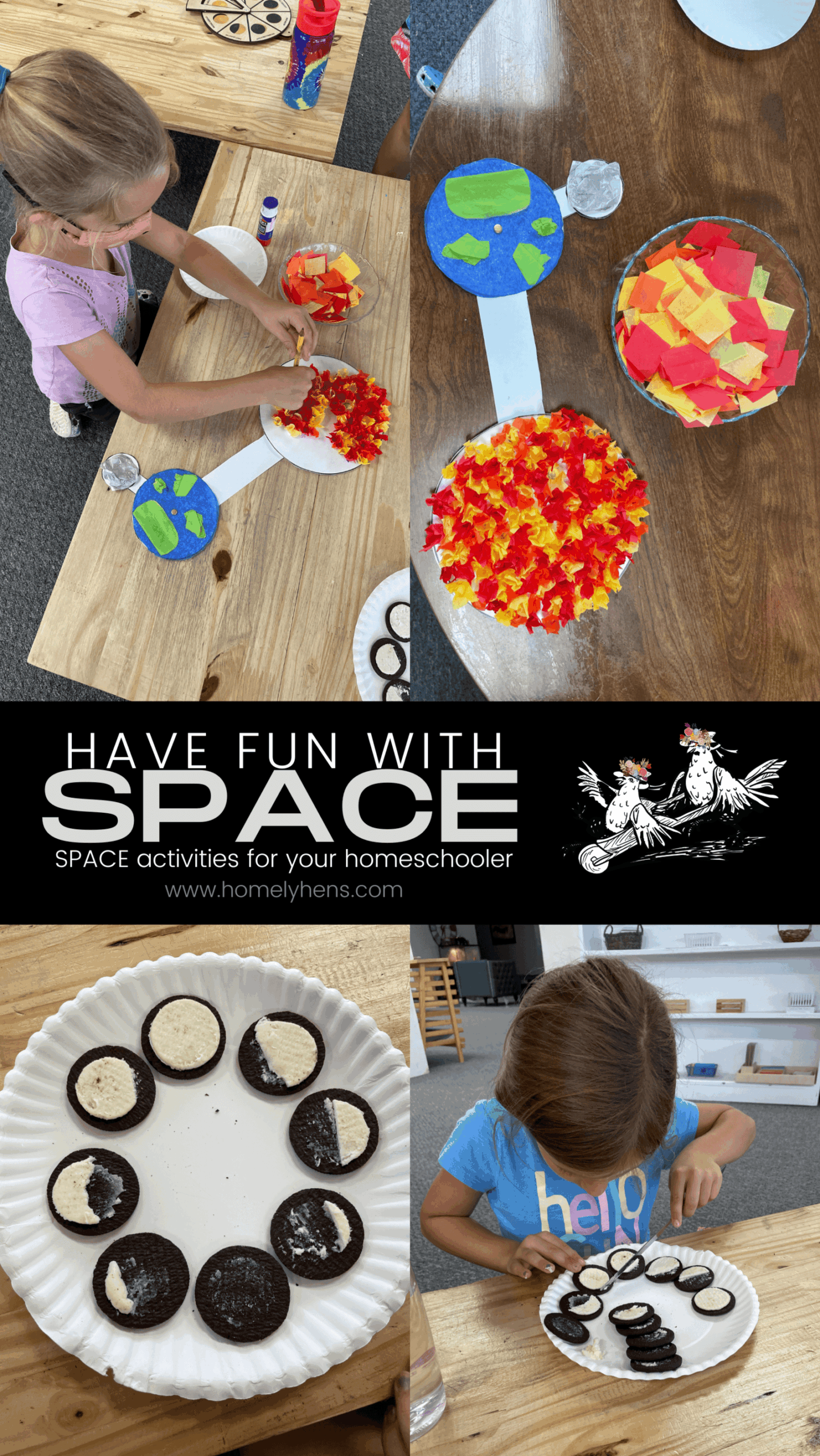 Moon Activities from Space Camp that are Fun & Easy - Homely Hens