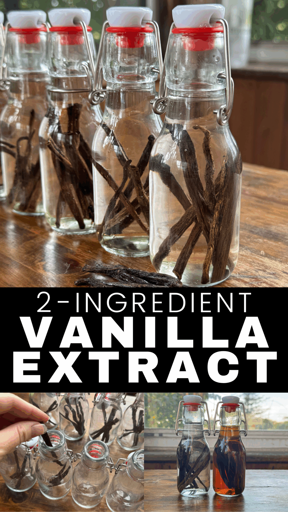 How to Make Homemade Vanilla Extract (Easy, 2 Ingredients!)